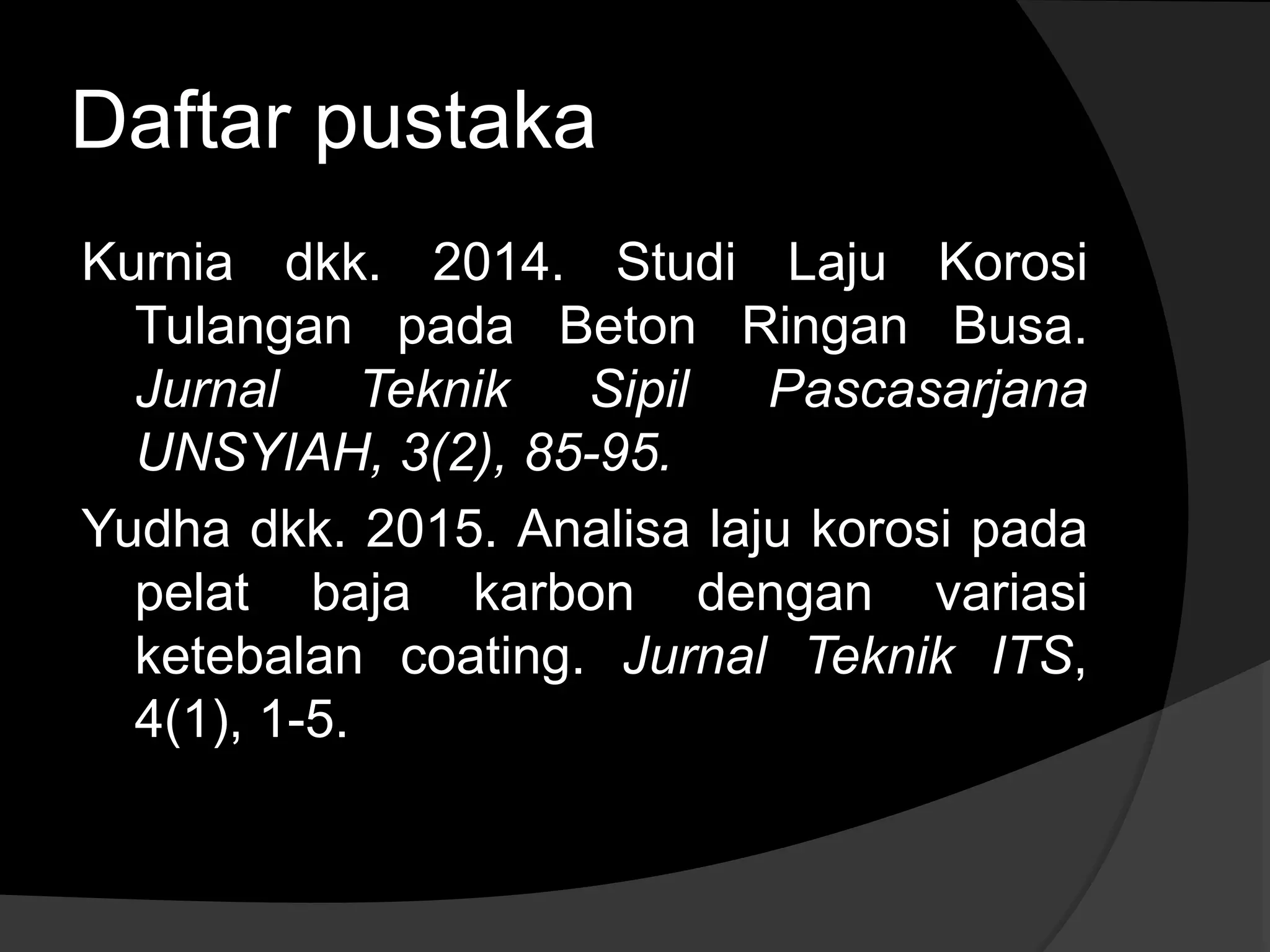 Linier polarization resistance oleh wahyudin | PPT