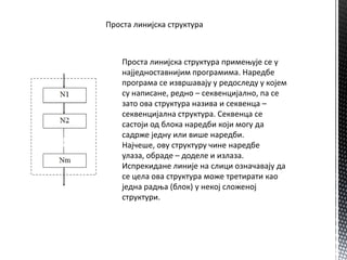 Linijska struktura | PPT