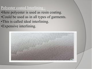 Lining & interlining | PPTX