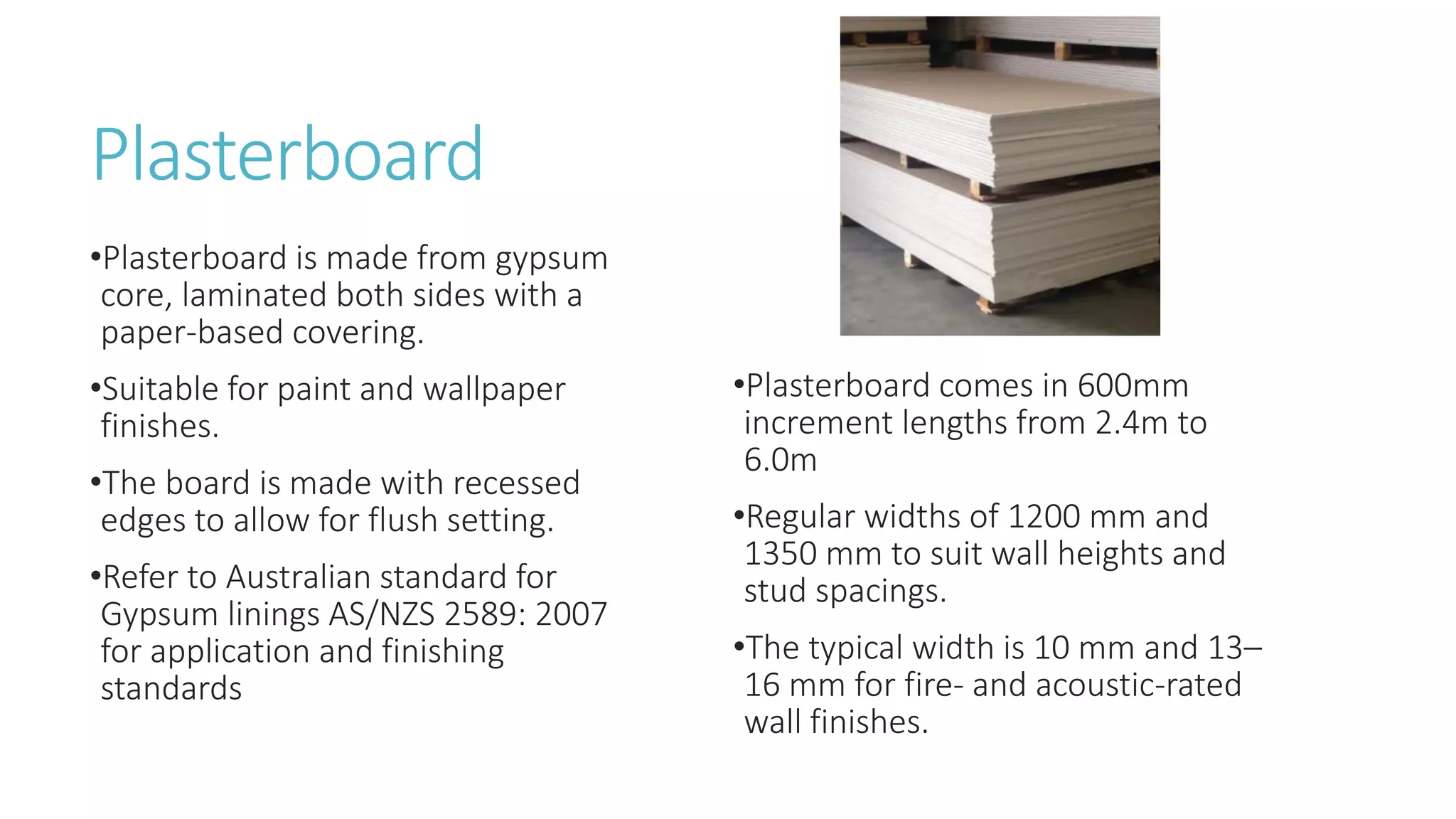 Install lining, panelling and moulding - Linings presentation | PPTX