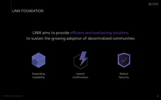LINIX Foundation Token Offering Deck | PPT