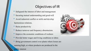 Introduction to Industrial Relations | PPTX