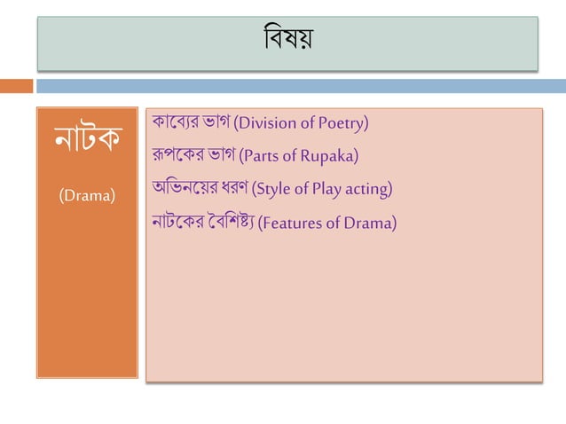 Technical Terms from Sanskrit Dramaturgy | PPTX