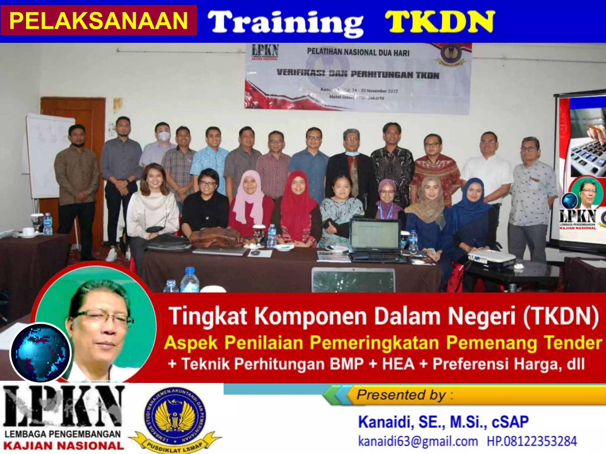 PELAKSANAAN + Link-Link MATERI Training _"Teknik Perhitungan dan Verifikasi TKDN, BMP ...