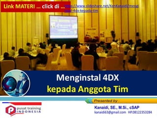 Link-link Materi 4DX_Mencapai The Wildly Important Goals (WIG) | PPT