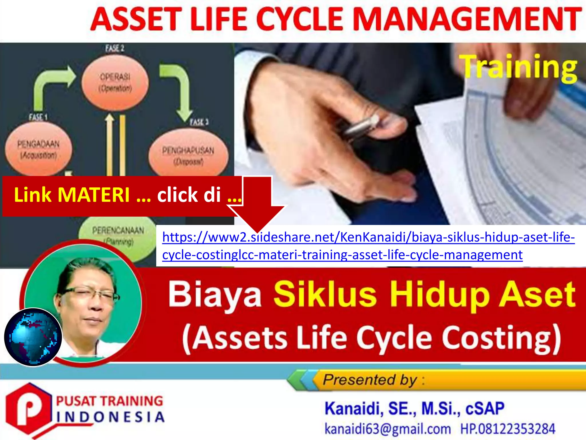 Link-Link MATERI Training "ASSET LIFE CYCLE Management" | PPTX