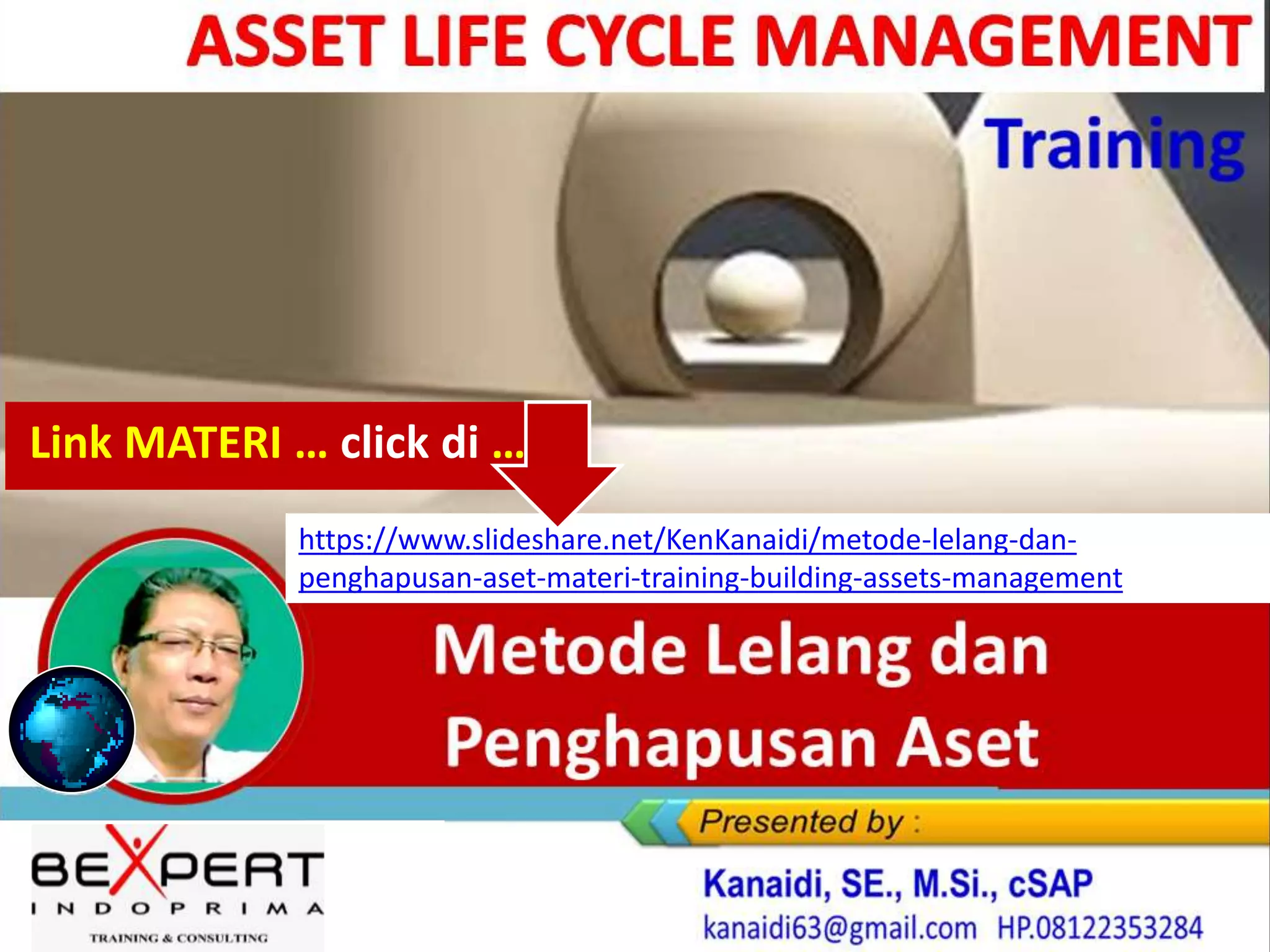 Link-Link MATERI Training "ASSET LIFE CYCLE Management" | PPTX