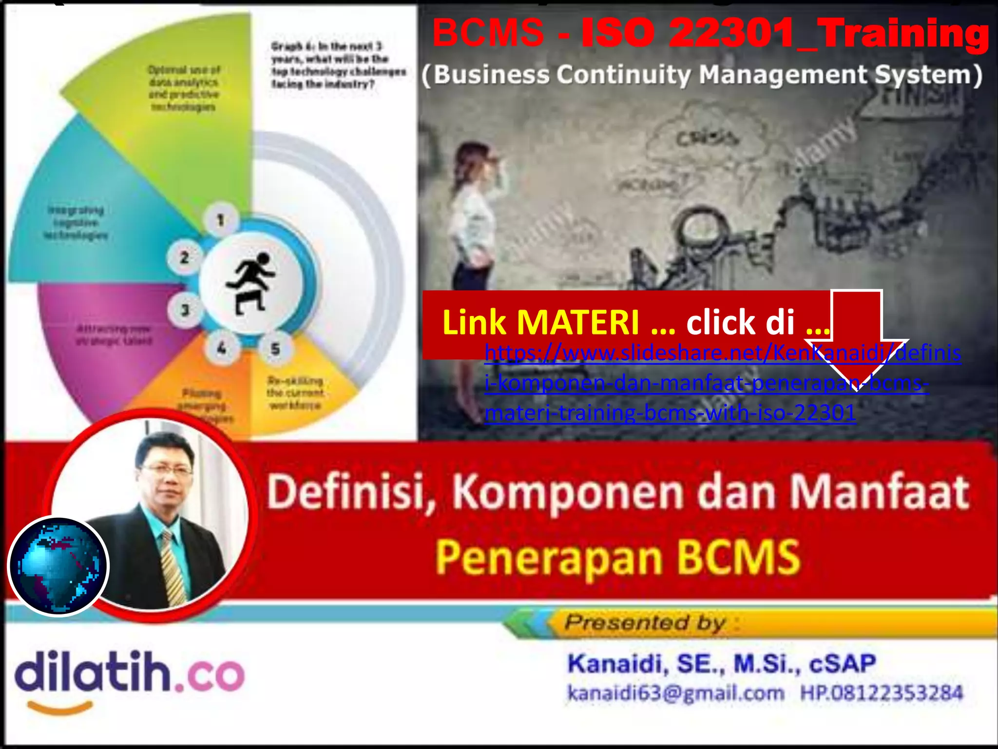 RENCANA Pelaksanaan + Link-Link MATERI TRAINING "Business Continuity ...