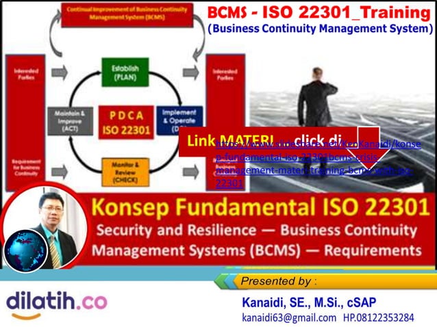 RENCANA Pelaksanaan + Link-Link MATERI TRAINING "Business Continuity ...