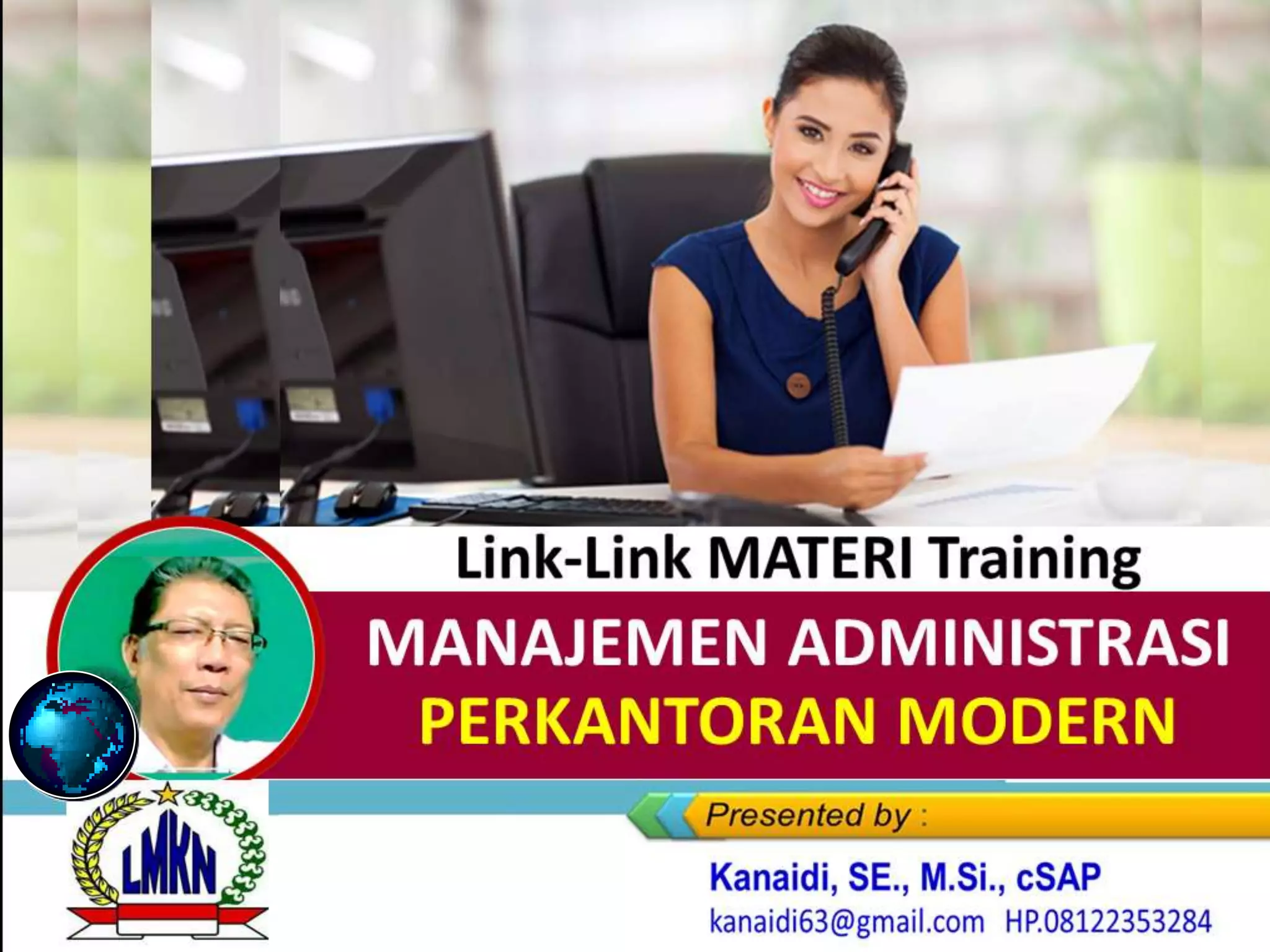 Link-Link MATERI Training "MANAJEMEN ADMINISTRASI PERKANTORAN MODERN ...