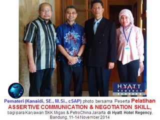 Link-Link MATERI Training "Effective NEGOTIATION SKILL for Professional ...