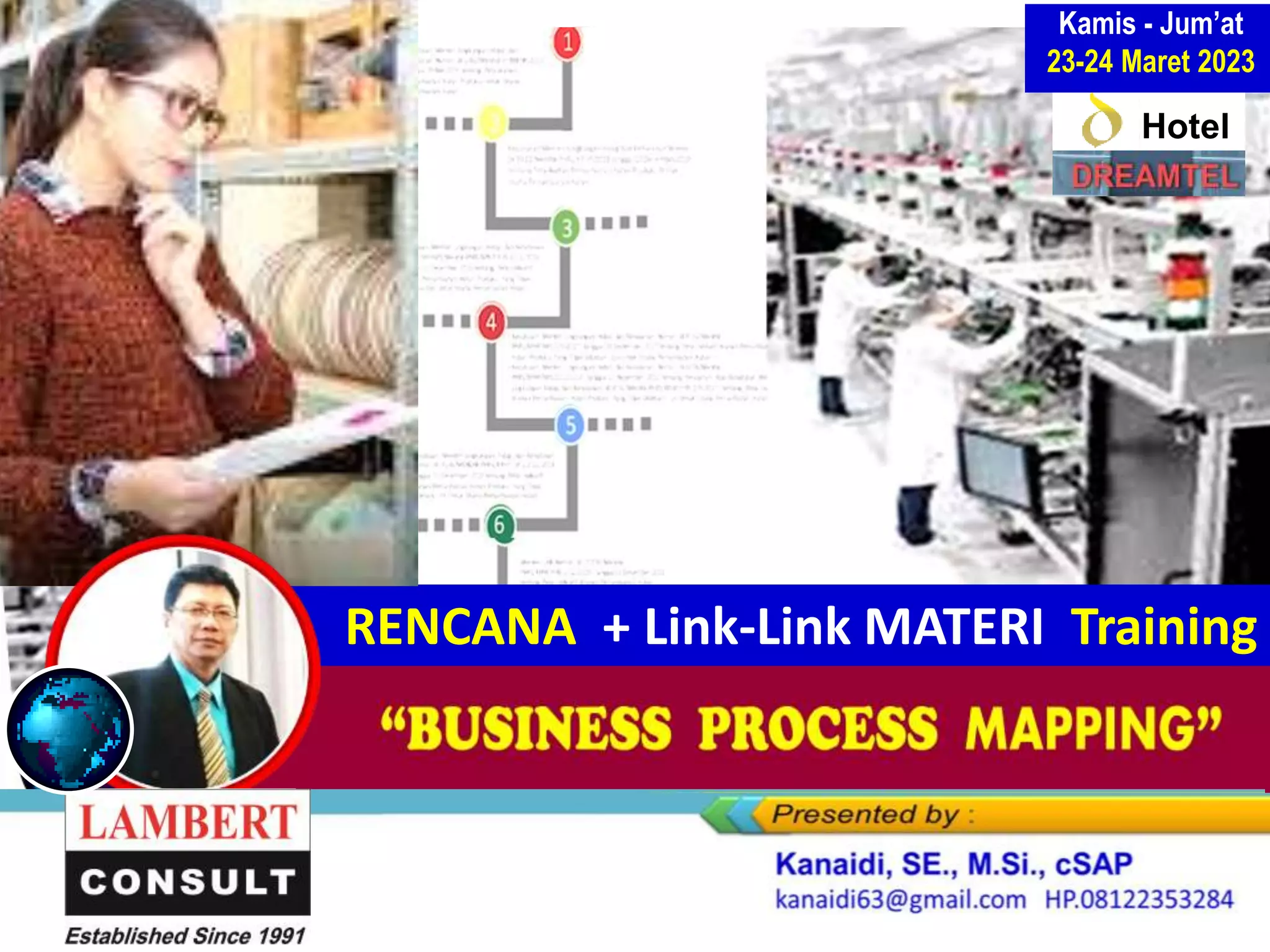RENCANA + Link-Link MATERI Training "BUSINESS PROCESS MAPPING (Pemetaan Proses Bisnis)". | PPTX