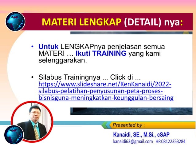 PELAKSANAAN + Link-Link MATERI Training _"Pemetaan PROSES BISNIS (BUSINESS PROCESS MAPPING)" _PT ...