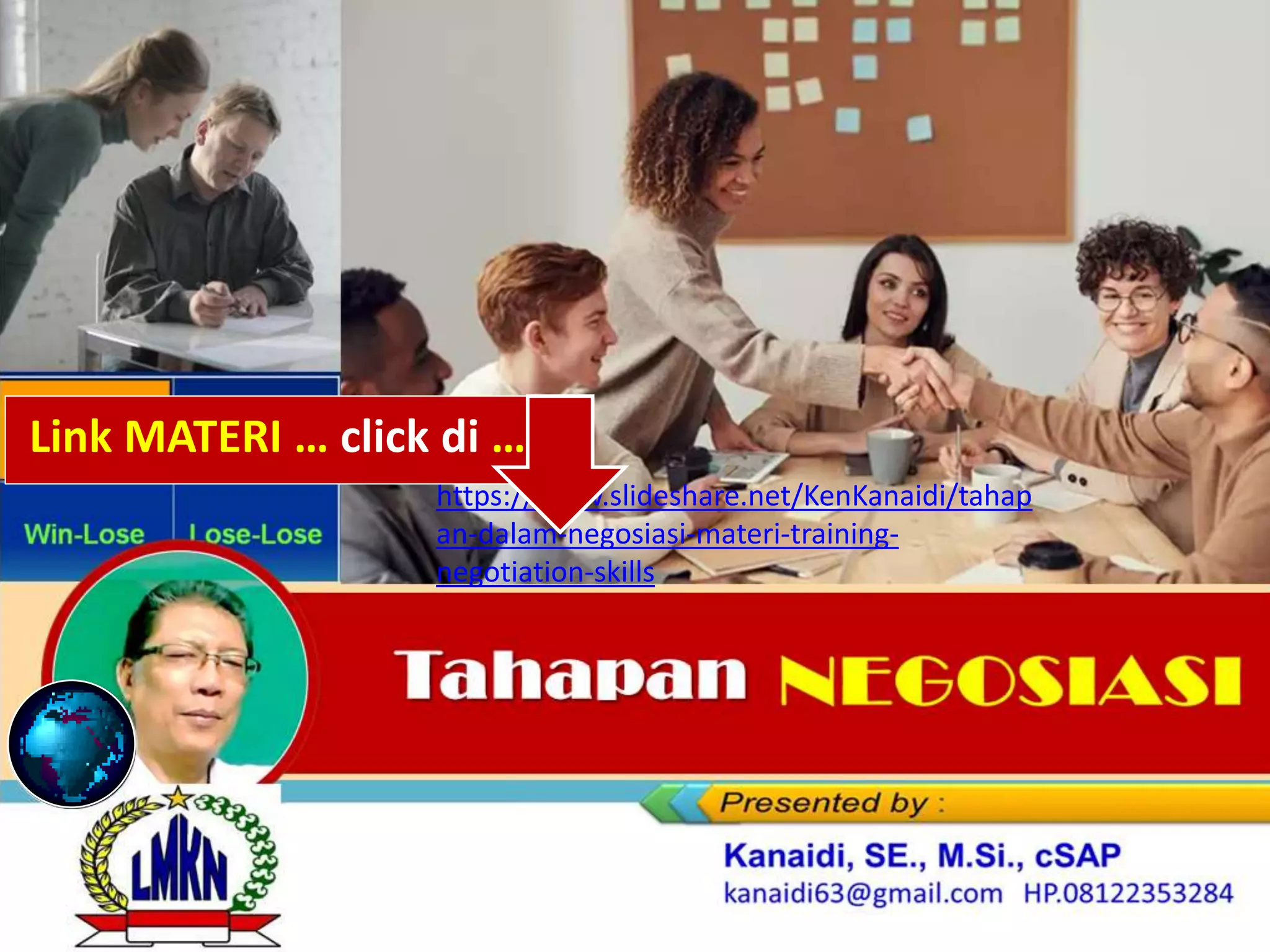 PELAKSANAAN + Link-Link MATERI Training "Professional SECRETARY in Global Era" | PPT