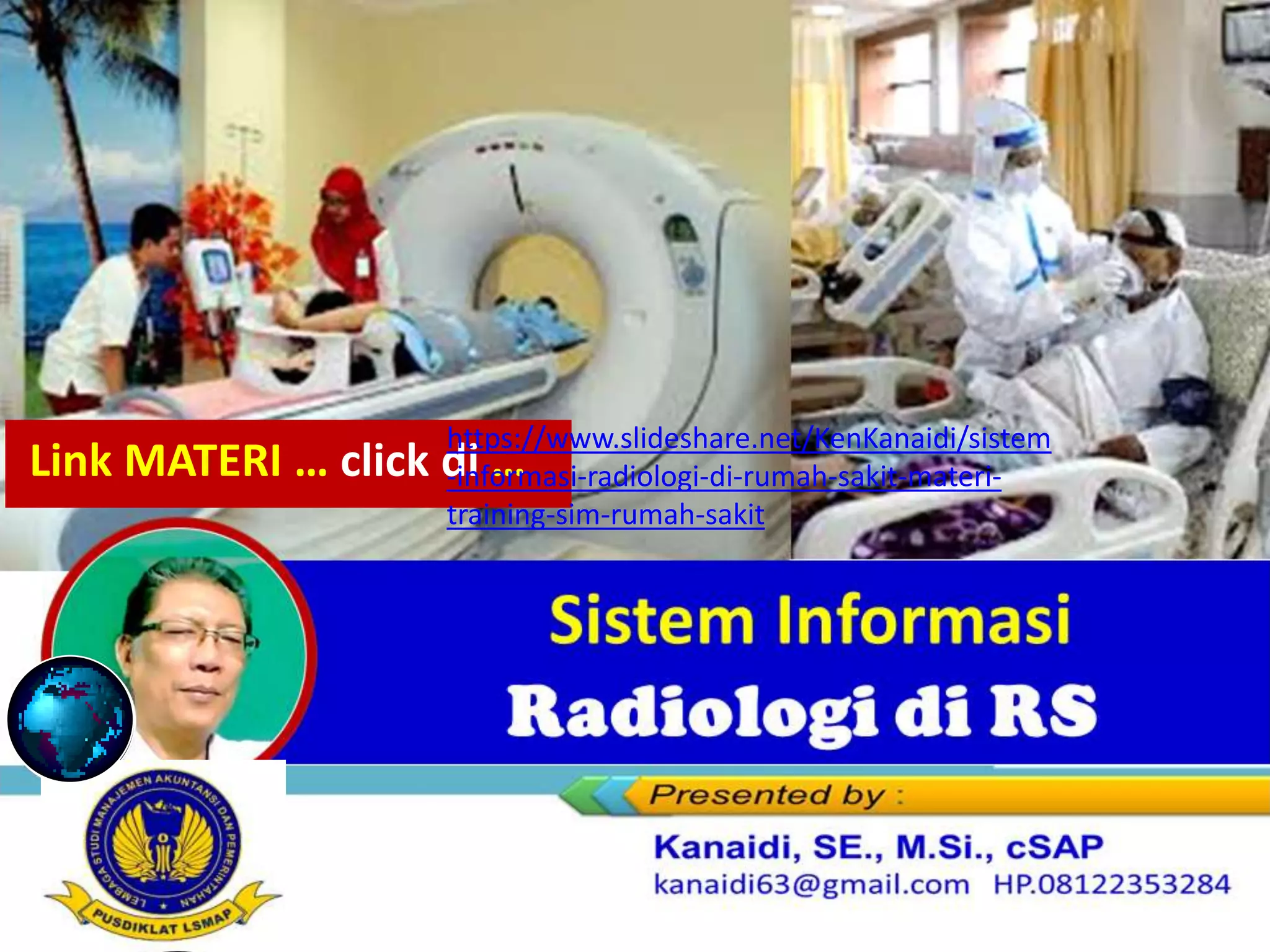 Link-Link MATERI Training "Sistem Informasi Rumah Sakit (SIMRS)" | PPTX