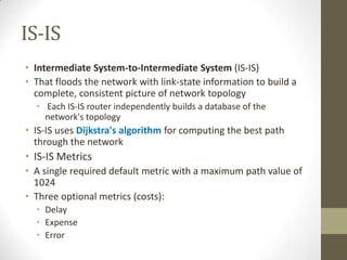 Link state routing protocol | PPTX