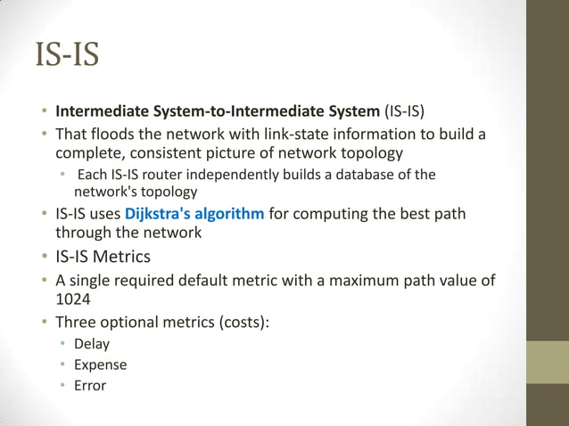 Link state routing protocol | PPTX