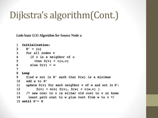 Link state routing protocol | PPTX