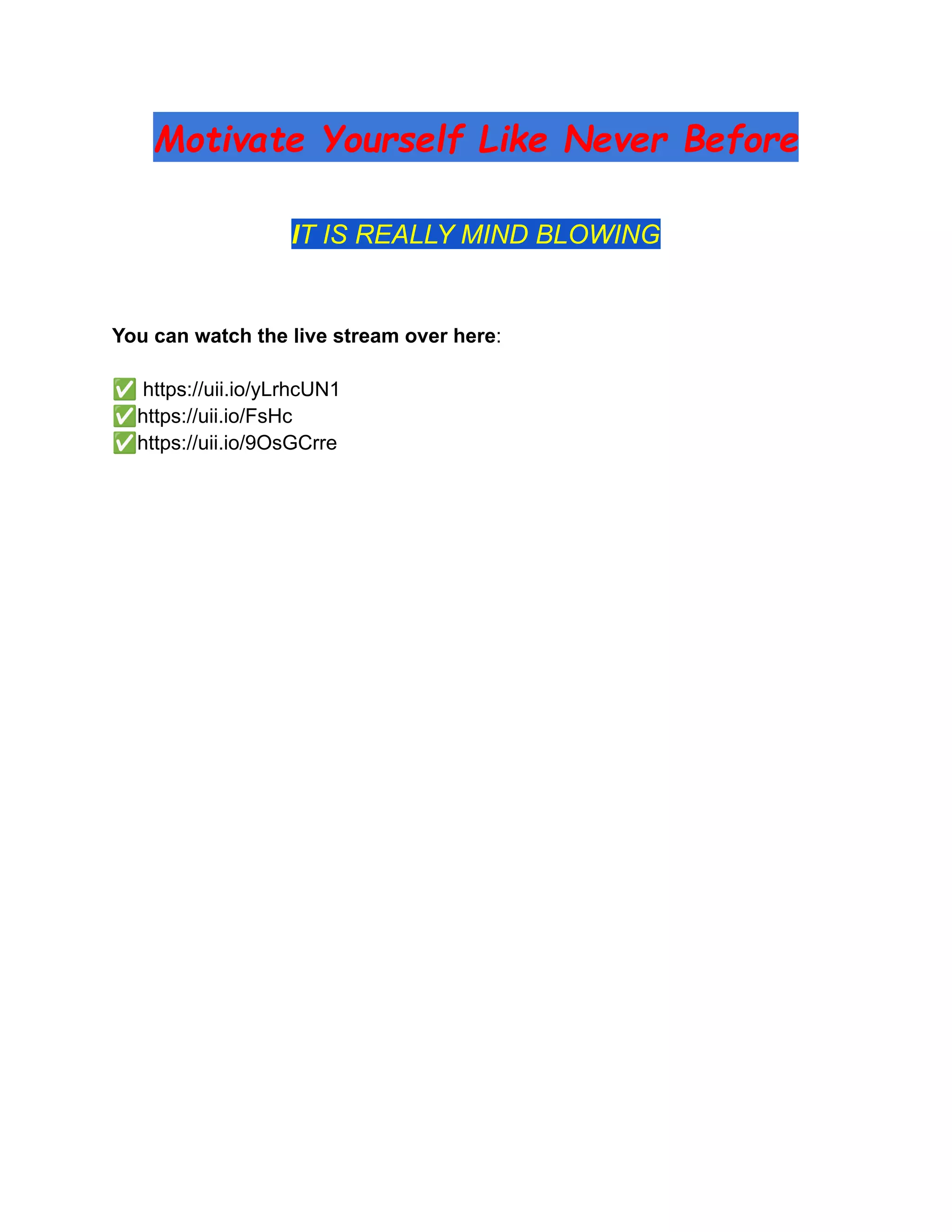 Motivational | PDF