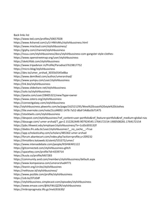 my documents of back links generate of stylishbussiness.com
