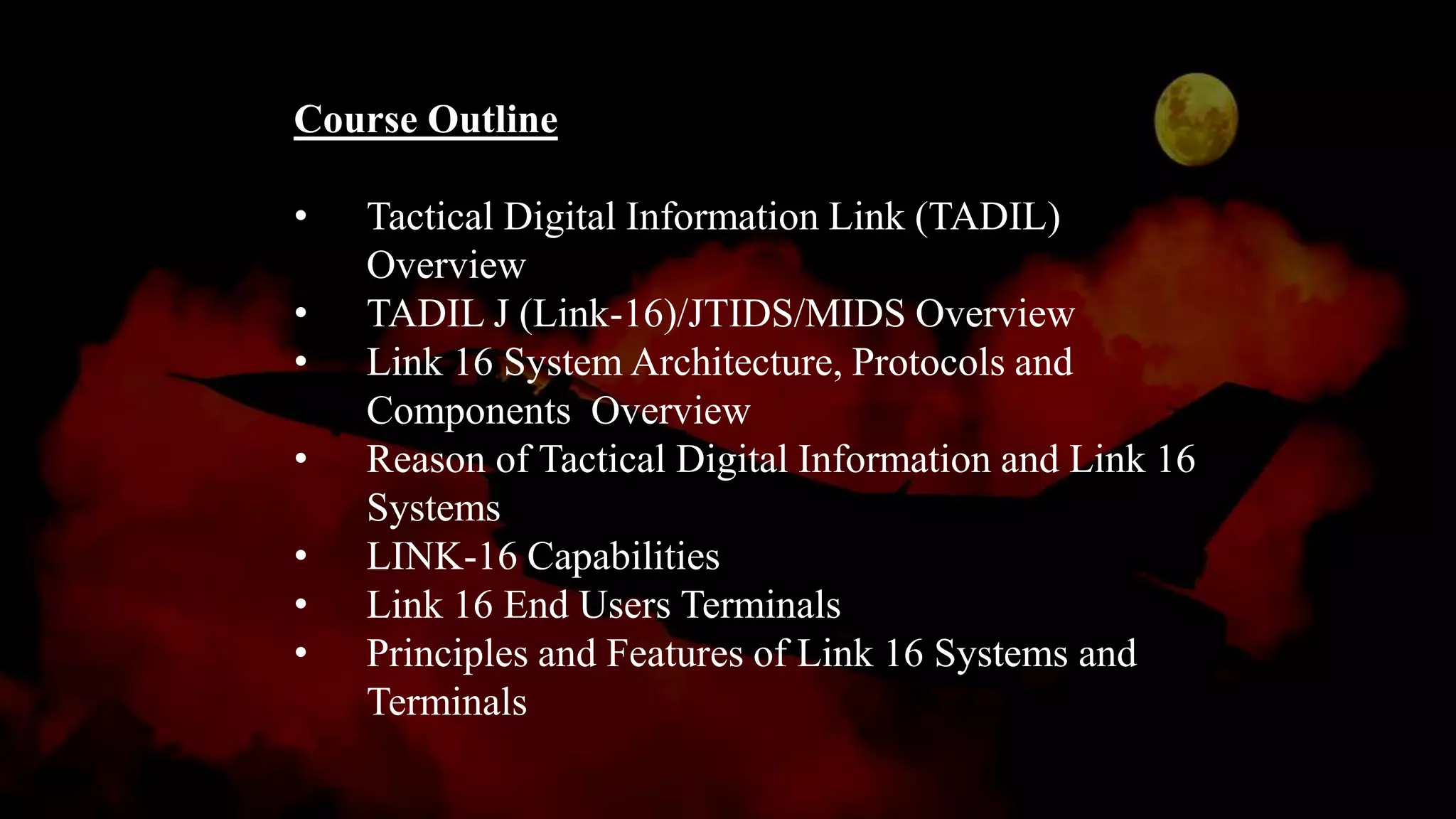 Tonex's Link 16 Operational Overview Training | PPTX