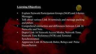 Tonex's Link 16 Operational Overview Training | PPTX