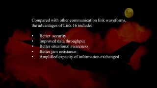 Tonex's Link 16 Operational Overview Training | PPTX