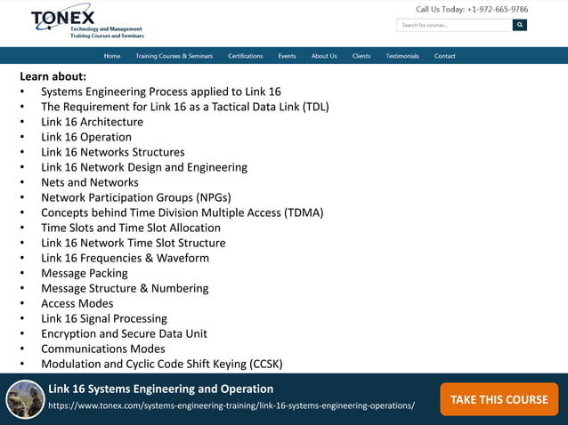 Link 16 Systems Engineering and Operation | PPTX | Computer Networking ...