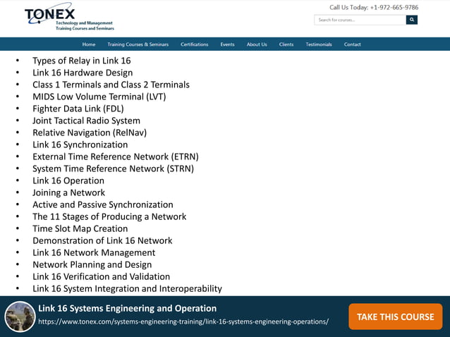 Link 16 Systems Engineering and Operation | PPT