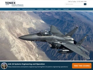 Link 16 Systems Engineering and Operation | PPTX | Computer Networking ...