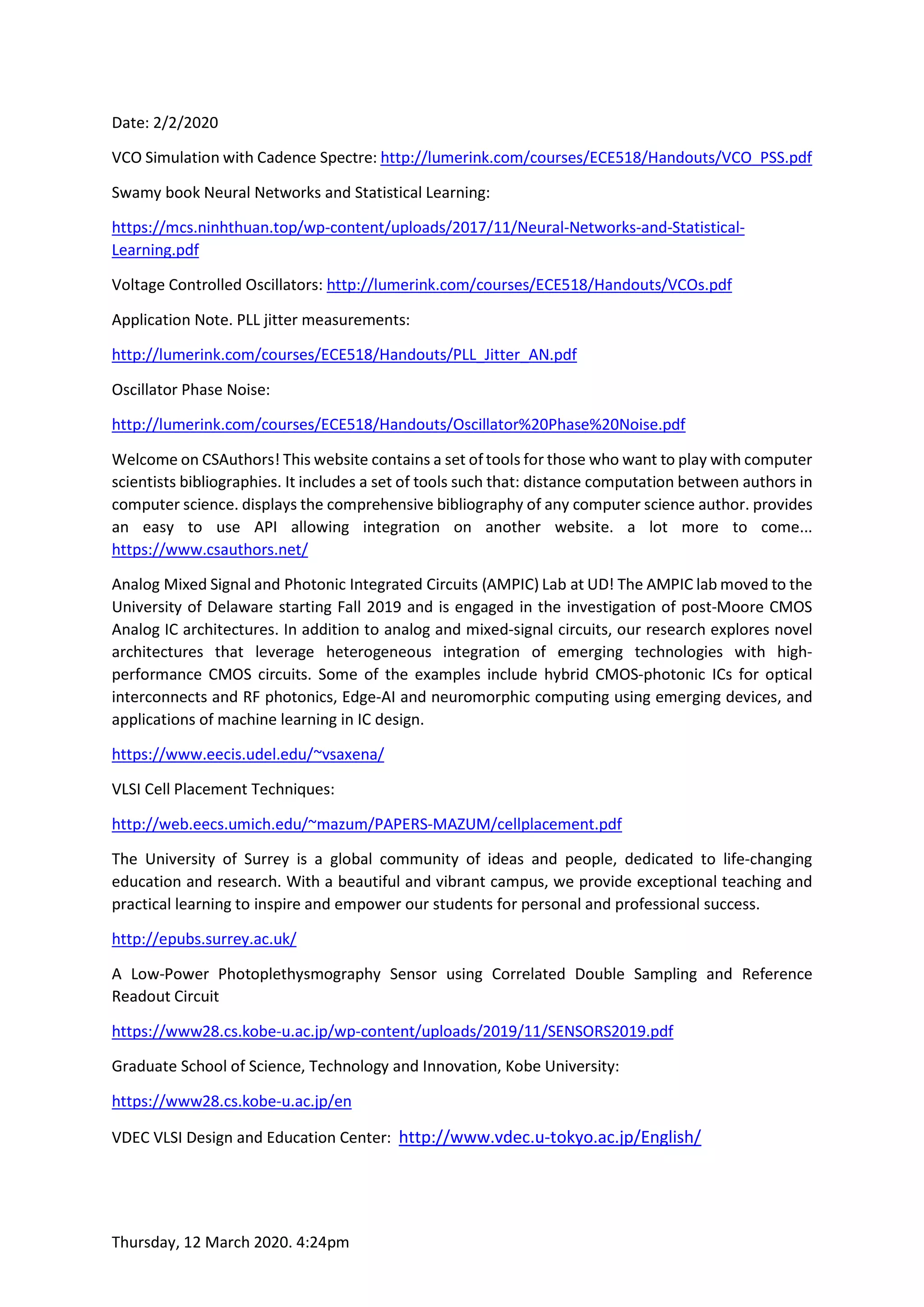 VCO Simulation with Cadence Spectre | PDF