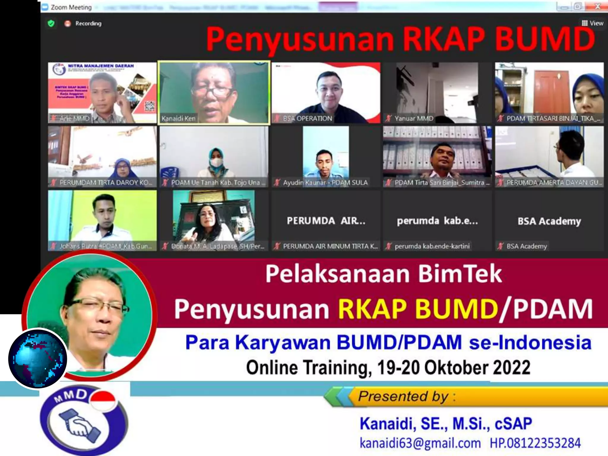 PELAKSANAAN + Link2 MATERI BimTek _"Penyusunan RKAP BUMD _PDAM". | PPTX