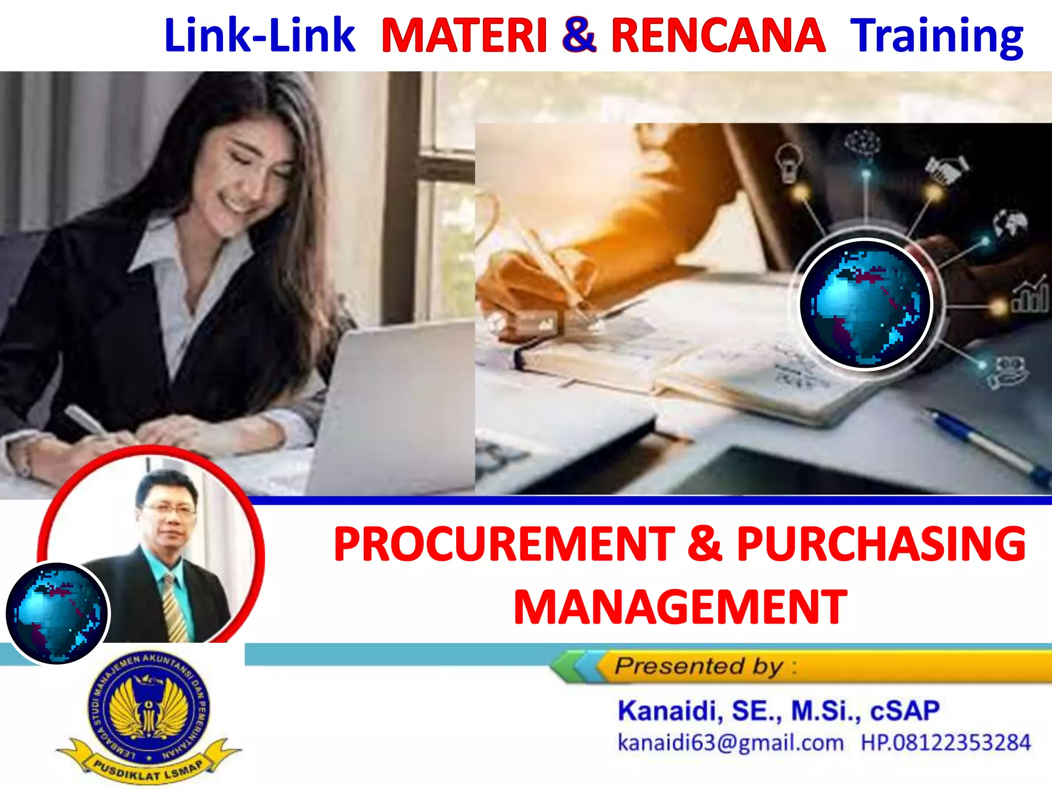 Link-Link MATERI & RENCANA Training "Effective PROCUREMENT and PURCHASING MANAGEMENT". | PPT