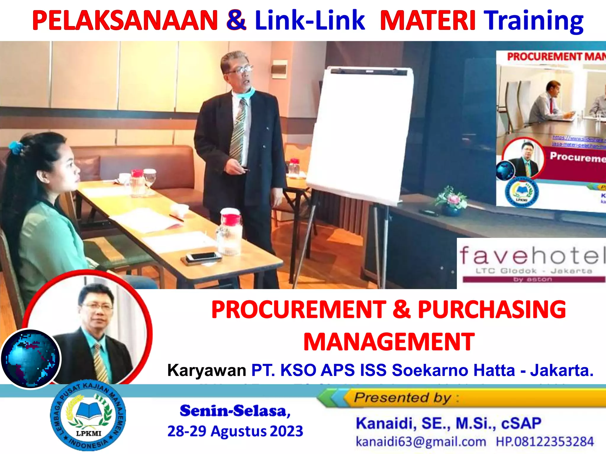PELAKSANAAN + Link2 MATERI Training _"PROCUREMENT and PURCHASING MANAGEMENT". | PPT