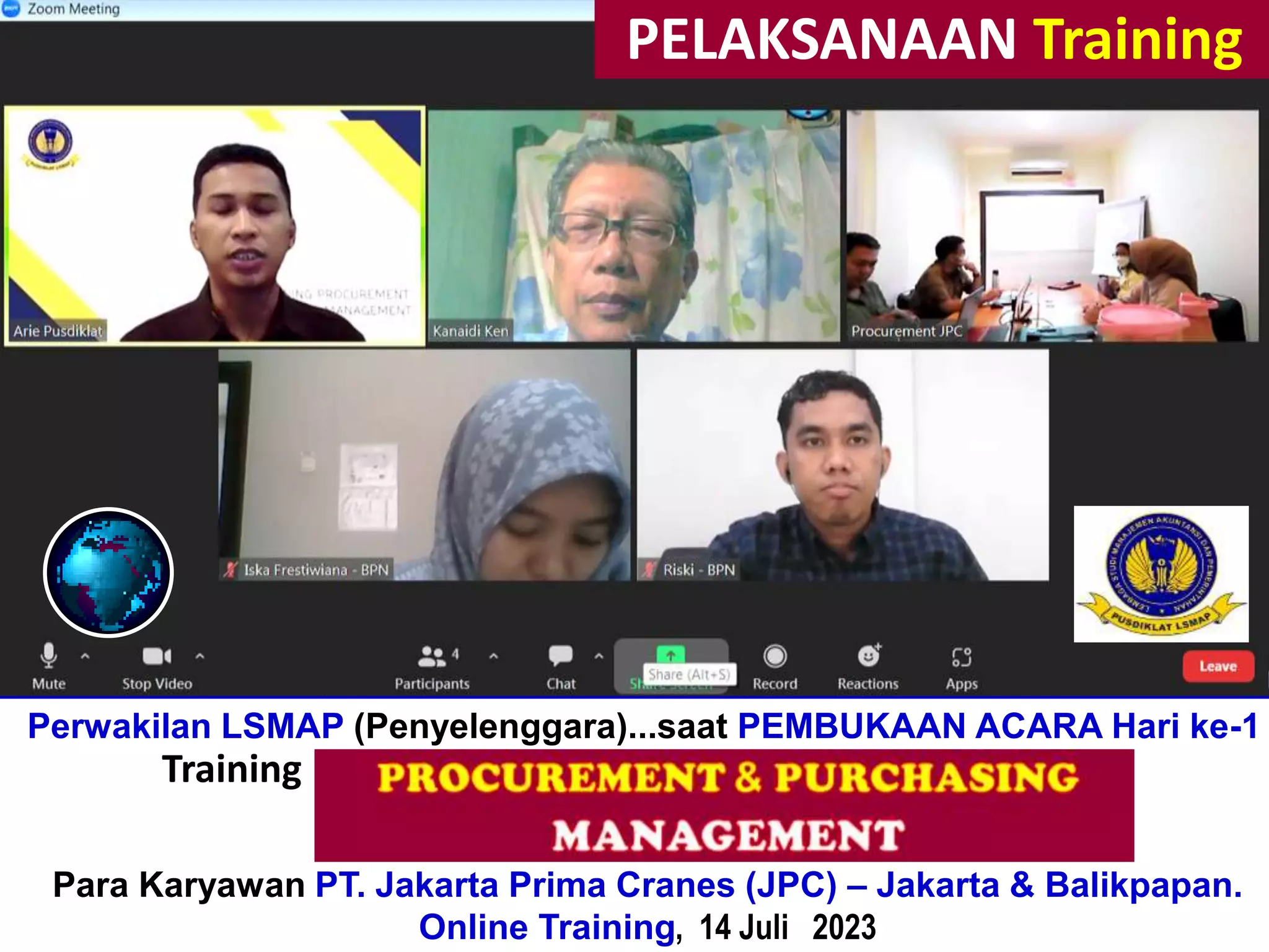 PELAKSANAAN + Link2 MATERI Training _"PROCUREMET and PURCHASING ...
