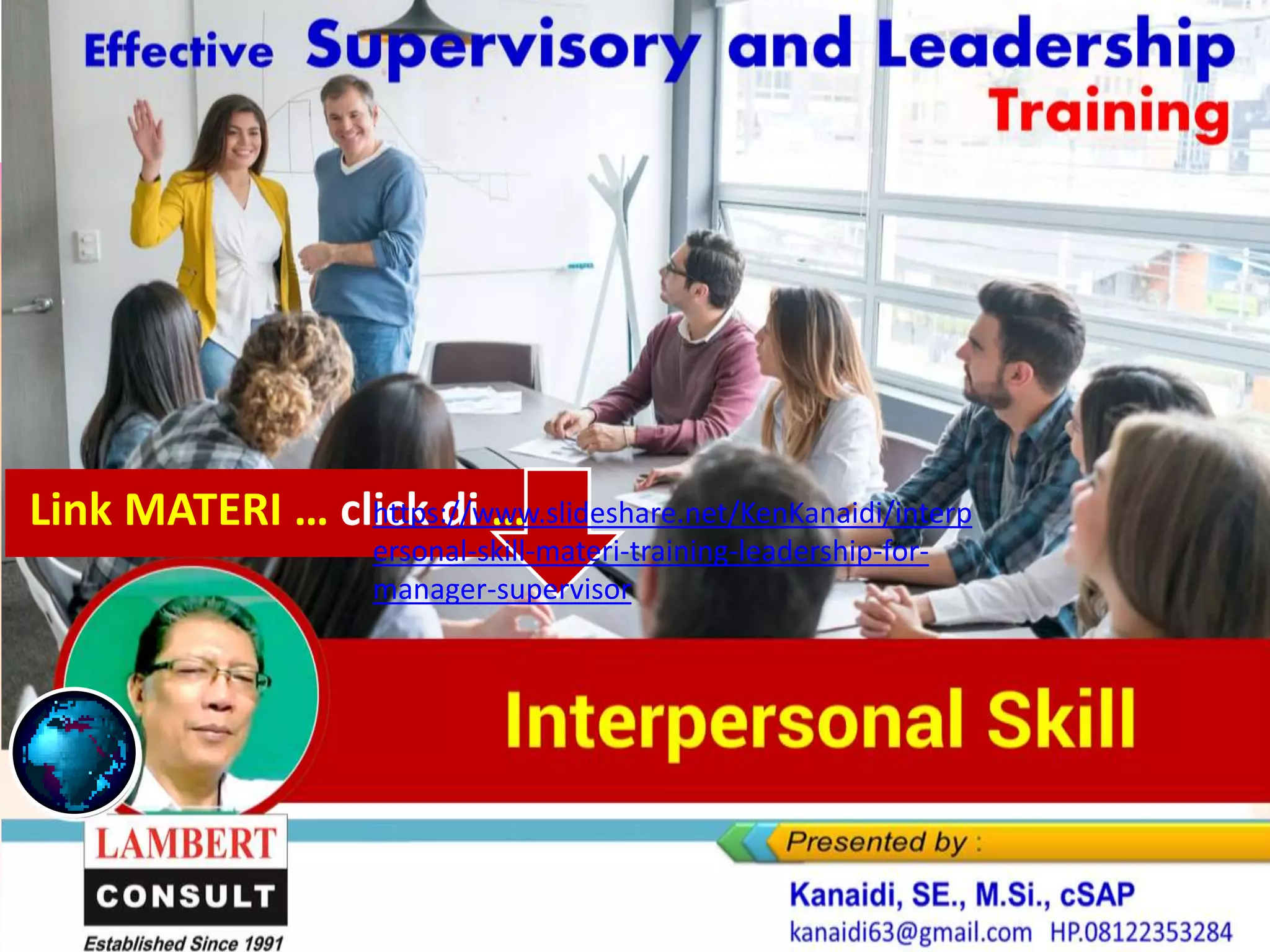 Link2 Materi TRAINING _"Basic SUPERVISORY & LEADERSHIP" | PPTX