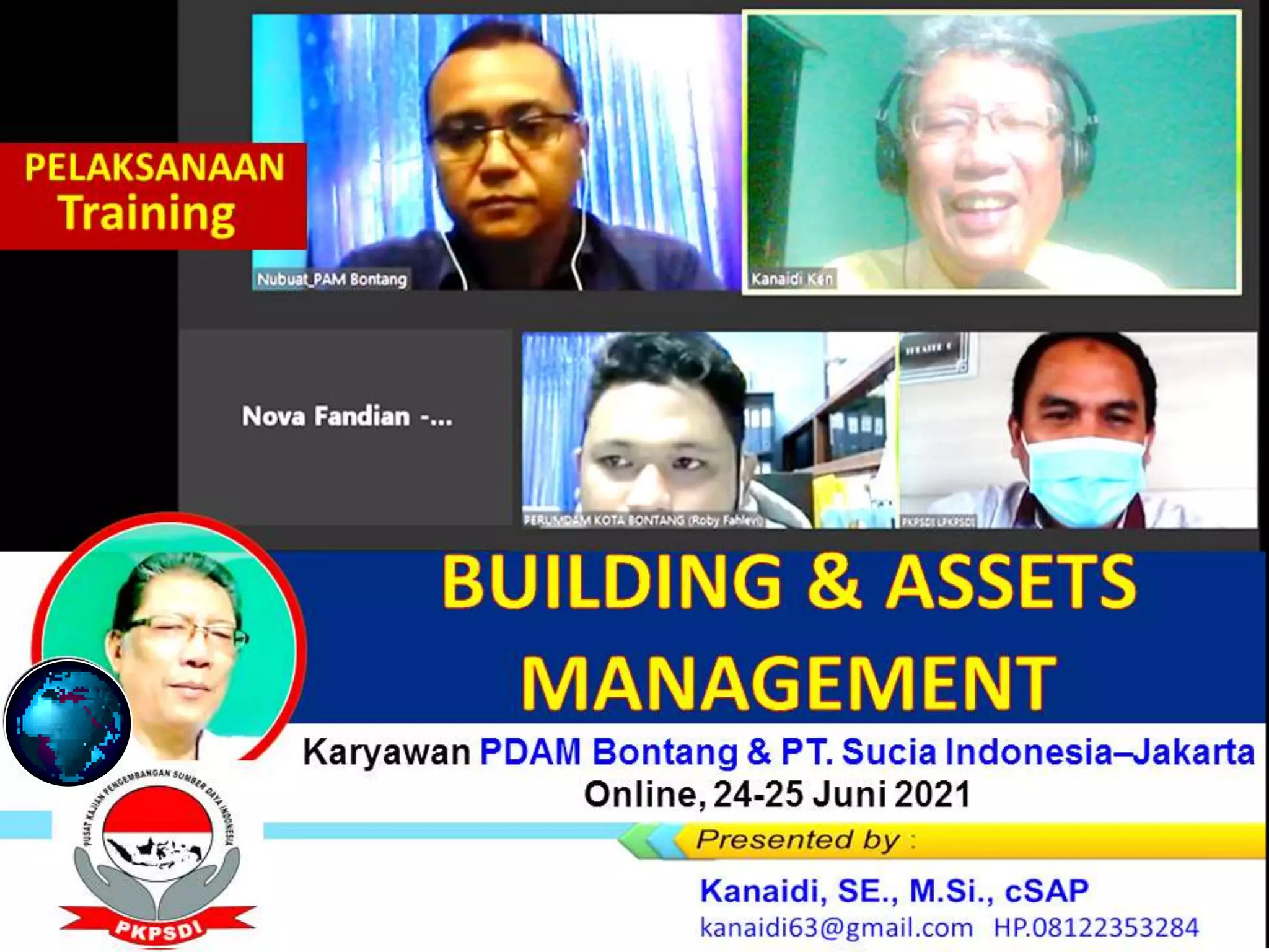 PELAKSANAAN + Link-link MATERI Training "BUILDING & ASSET MANAGEMENT" | PPT