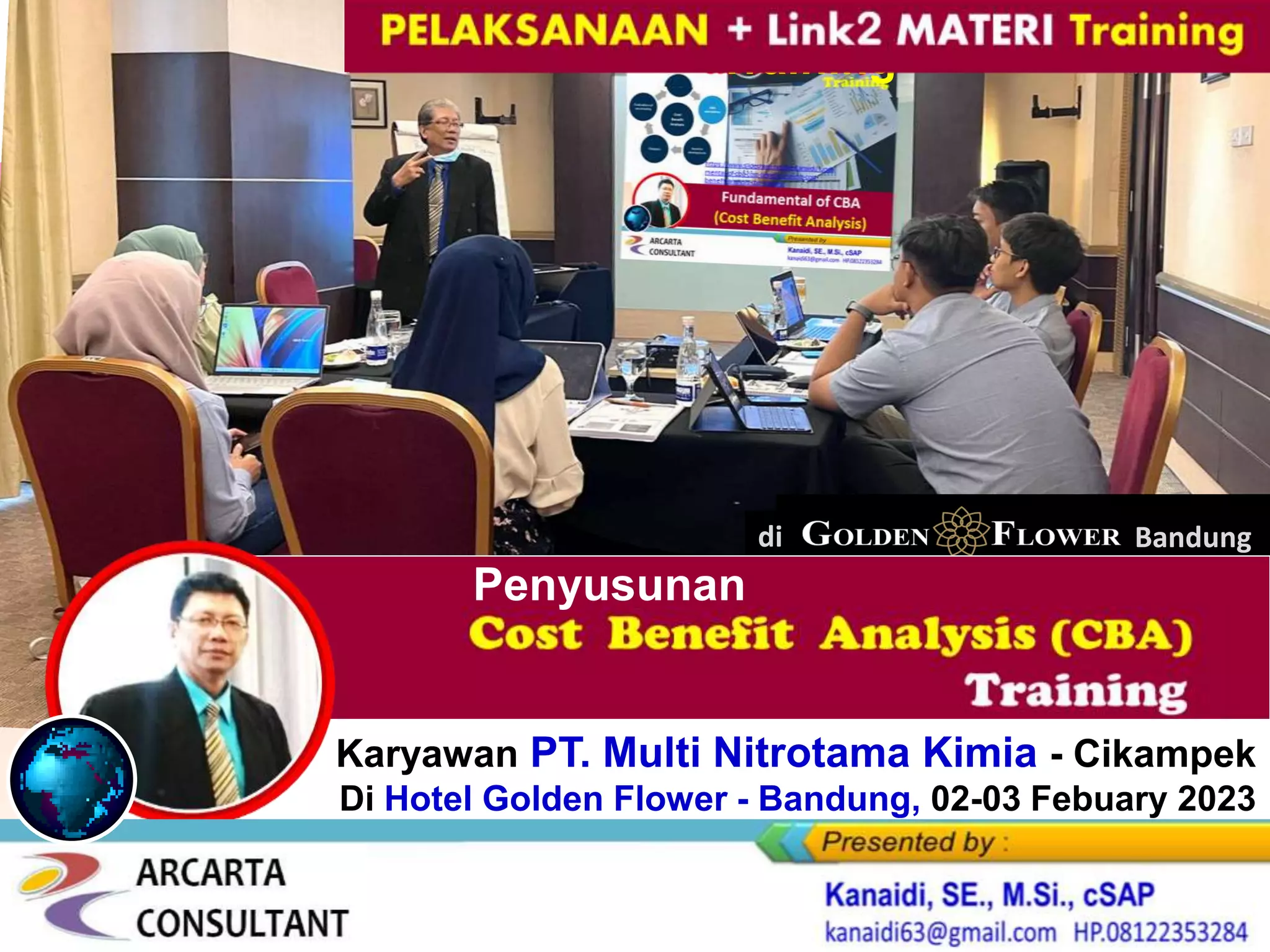 PELAKSANAAN + Link2 MATERI Training _"COST BENEFIT ANALYSIS (CBA)"_ Karyawan "PT. Multi ...