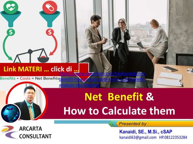 PELAKSANAAN + Link2 MATERI Training _"Penyusunan COST BENEFIT ANALYSIS ...