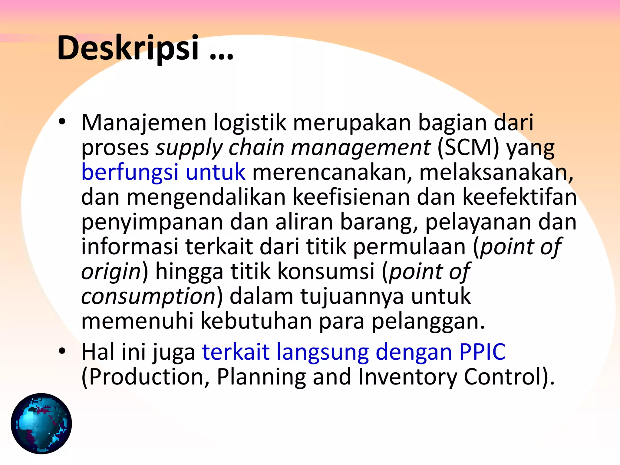 RENCANA Pelaksanaan + Link2 Materi TRAINING _"Effective PPIC & LOGISTICs MANAGEMENT". | PPTX