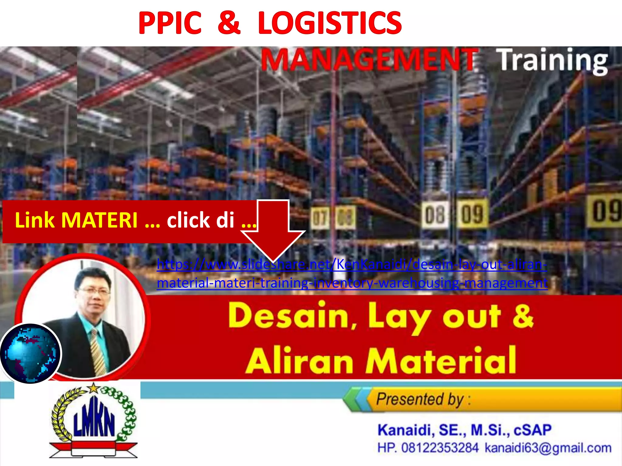 RENCANA Pelaksanaan + Link2 Materi TRAINING _"Effective PPIC ...