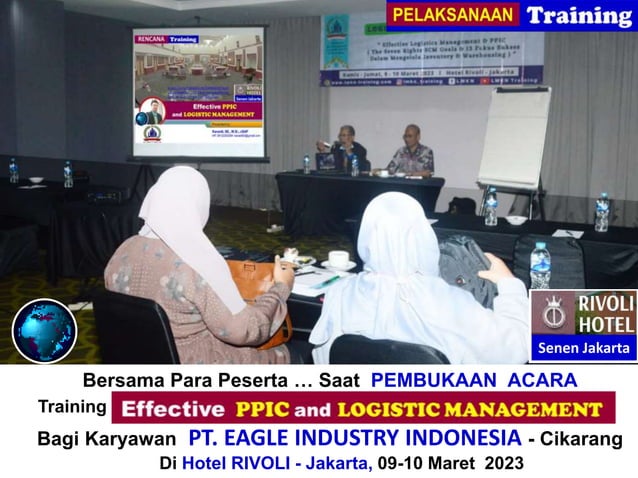 PELAKSANAAN + Link2 Materi TRAINING _"Effective PPIC & LOGISTICs MANAGEMENT". | PPT