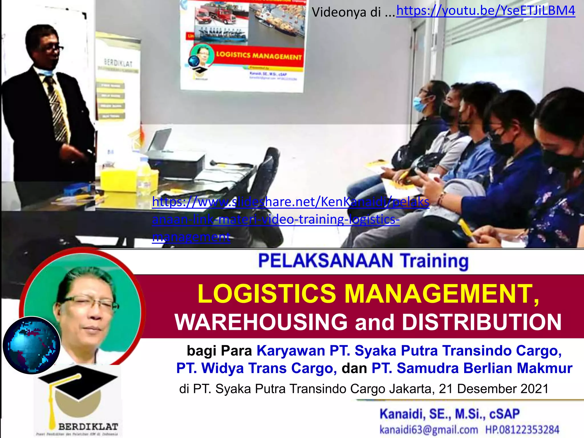 Link2 MATERI Training _"Manajemen TRANSPORTASI dan DISTRIBUSI Barang ...