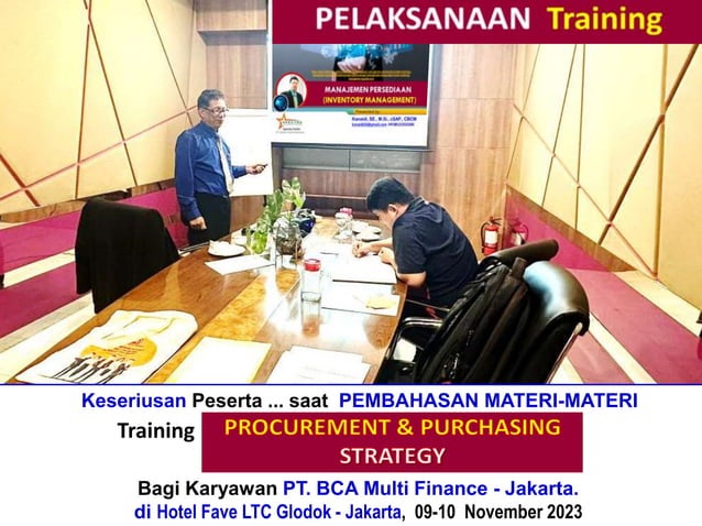 PELAKSANAAN + Link2 MATERI Training _"PROCUREMENT & PURCHASING STRATEGY" _Spectra. | PPTX