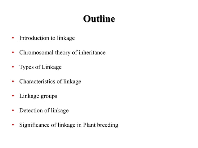 Linkage | PPTX | Genetics | Science