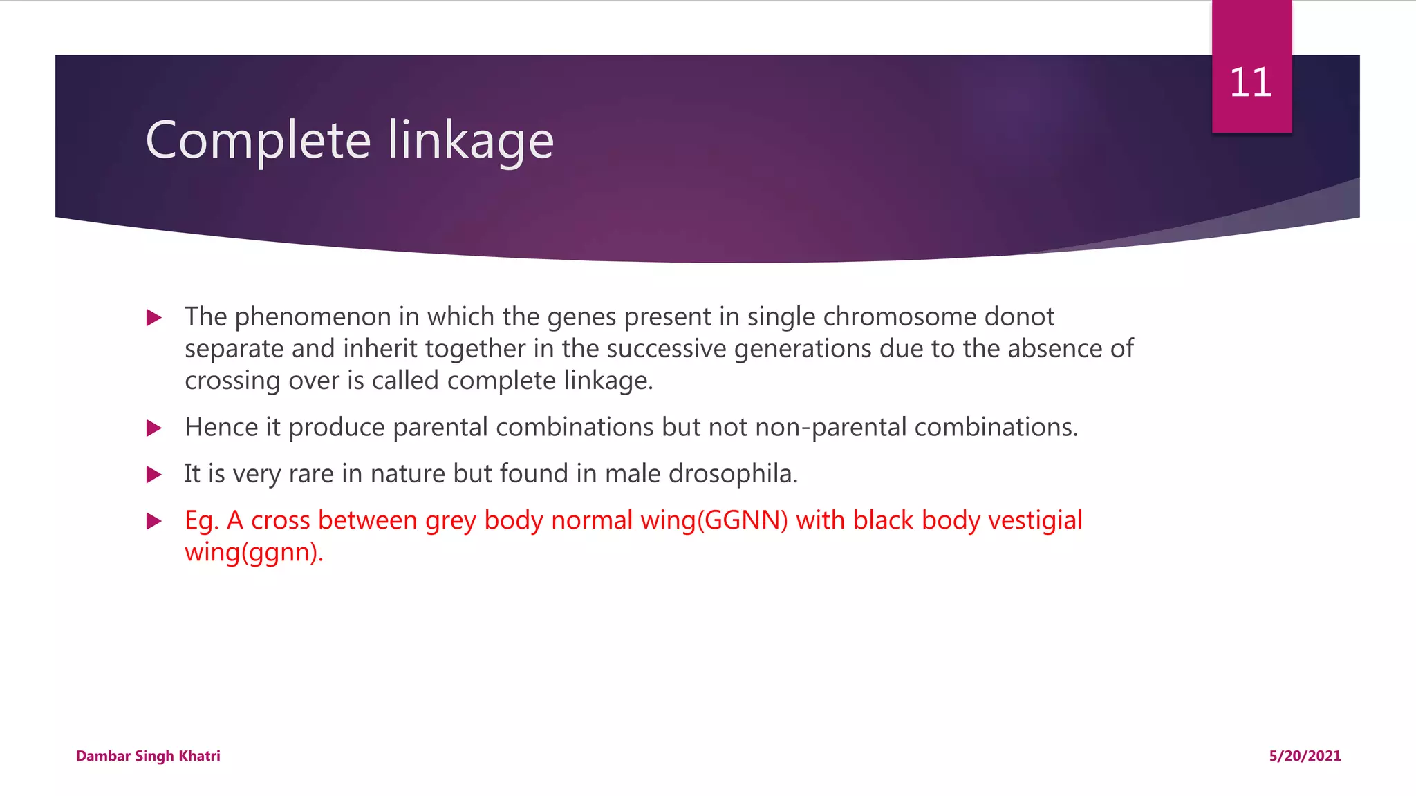 Linkage/class 12 biology | PPTX