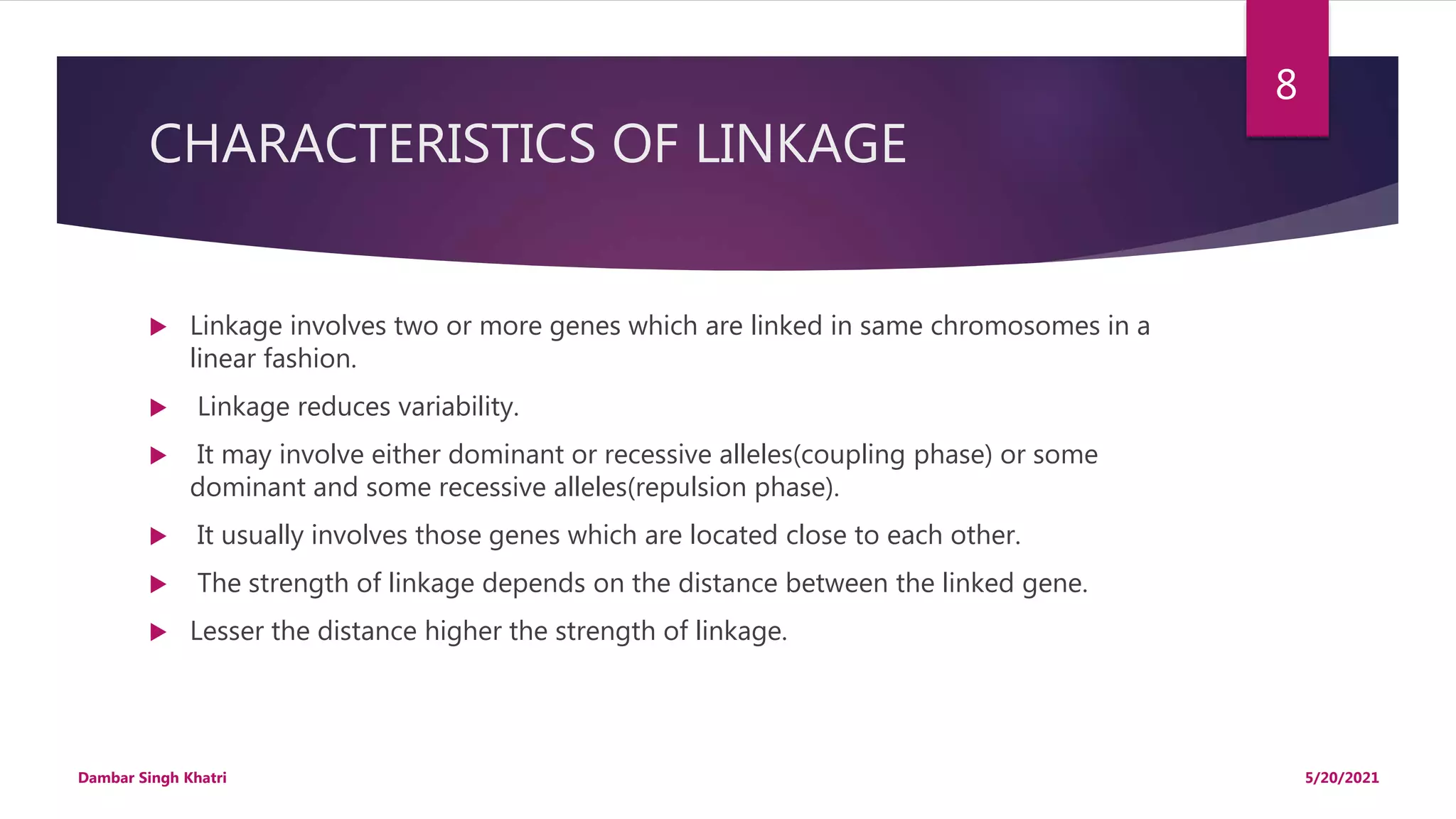 Linkage/class 12 biology | PPTX