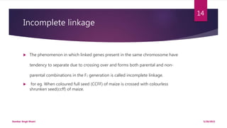 Linkage/class 12 biology | PPTX