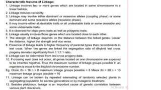 linkage.pptx | Genetics | Science
