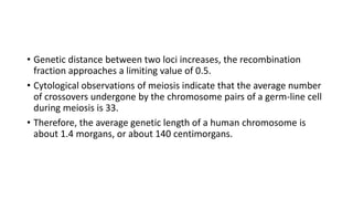 Linkage analysis and genome mapping | PPTX